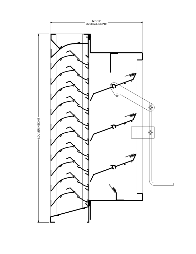 VS537 Cross Section Thumbnail - Industrial Louvers, Inc Industrial ...