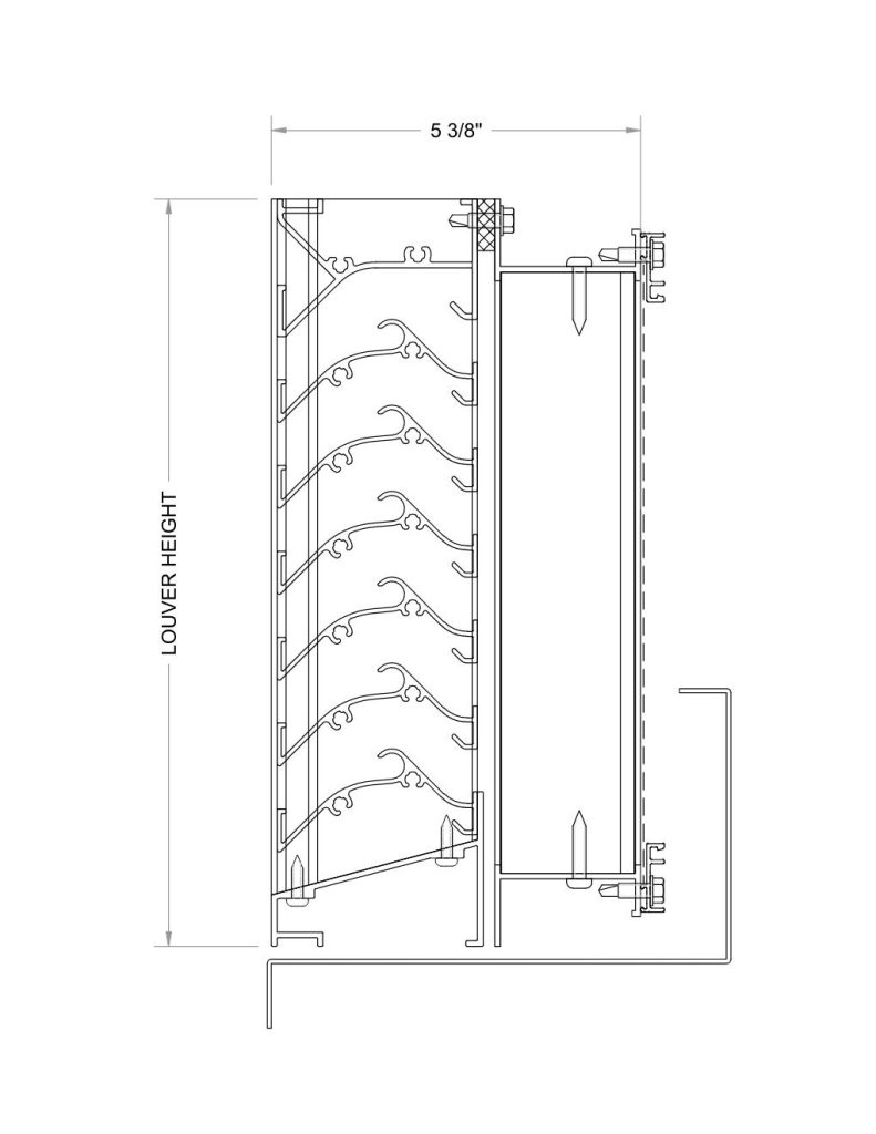 VS5321 Cross Section - Industrial Louvers, Inc Industrial Louvers, Inc